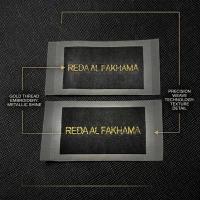 China Ultrasonic Cut With End Fold Woven Clothing Labels Customized Soft Fabric Tags Ideal for Clothing Branding and Textile for sale