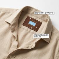 China Clothing Woven Apparel Labels Logo Tags Custom Designs For Crafts for sale
