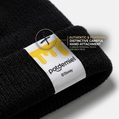 China Custom Woven Clothing Labels Garment Tags 0.4mm Logo 5000pcs for sale