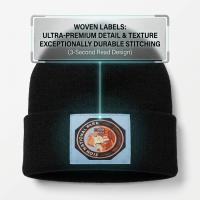 China Bulk Garment Woven Clothing Labels Sew On Tags With Ultrasonic Cut for sale