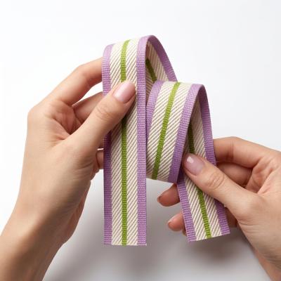 China Custom Woven Clothing Labels Needle Loom Technology Iron On Backing Personalized Designs for sale