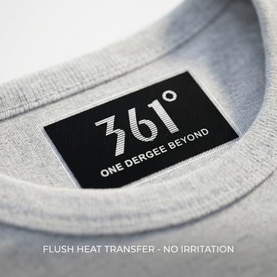 China Heat Transfer Label Heat Transfer Clothing Labels 38 54mm Size Perfect for Clothing Tags and Long Lasting Textile Branding for sale