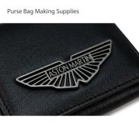 China Bulk Purse Making Hardware Accessories Gold Plated Label For Handbag Stitching for sale