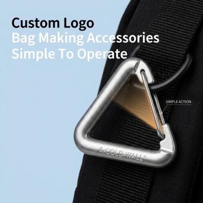 China Die-casting Polishing Plating Crafted Bag Making Accessories Featuring Customer Logo Perfect for Everyday Applications for sale