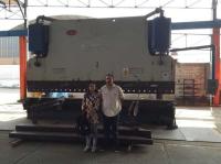 China High Mast Thickness 16mm Cnc Hydraulic Press Brake Machine With 2600mm Distance Between Columns for sale