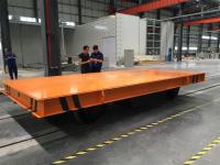 China High Temperature Resistant Ladle Transfer Cart with 20-150 Ton Load Capacity and Battery Powered Rail Guided System for sale