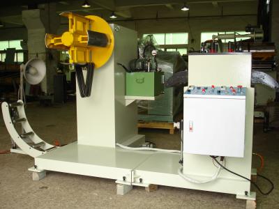 China Stainless Steel Aluminum Cap 0.3 - 2mm Decoiler Straightener Feeder JM3K-L Serial for sale