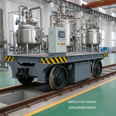 China Explosion Proof Rail Transfer Cart with 10 Ton Load Capacity and 30m/min Speed for Hazardous Areas for sale