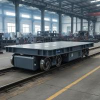 China 50 Ton Load Capacity Mold Transfer Cart with Precision Rail Guidance and Industrial High-Capacity Battery for Heavy Industrial Manufacturing for sale