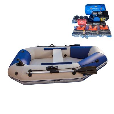 China Durable Outdoor Travel Foldable PVC Coated Fabric For Inflatable Rowing Boat Fishing Sets for sale