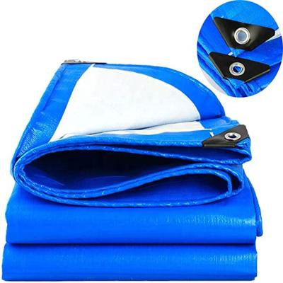 China Stain Resistant Heavy Duty Sun Proof Tarpaulin For Swimming Pool Car Boat Camper PE Tarpaulin Cover Ground Canvas Tarps for sale