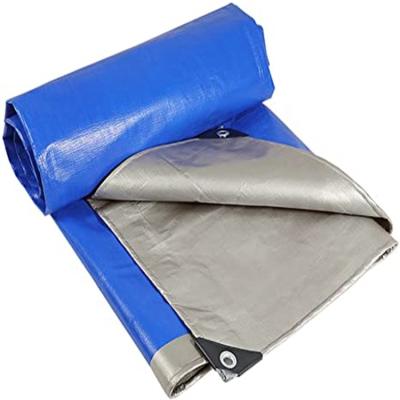 China Stain Resistant PE Tarpaulin Camping Ground Heavy Duty Sun Proof Sheet Tarp For Pool Car Boat Camper Ground Canvas Tarps for sale