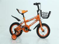 China Orange Color 12 14 Inch Kids Bike With Two Training Wheels  Corrosion Resistance for sale