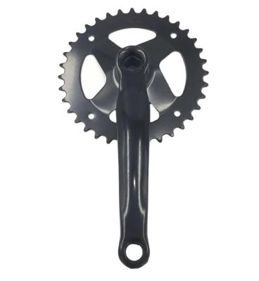 China Hot sale Black color bicycle chainwheel and crank 38T 170MM. City Bike Lady Bike sprocket. for sale
