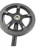 China Black Bicycle Chainwheel Crank With Double Plastic Cover 36T 152mm 165MM for sale