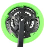 China Green  Mountain Bicycle Chainwheel Crank 3 Speed Crank Set  24 34 42 T 165MM for sale