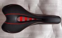 China Steel Rails Black Waterproof Bike Saddle For Maximum Comfort / Support for sale