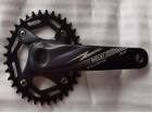 China 44T Bicycle Single Speed Crankset Aluminum Alloy Material Wear Resisting for sale