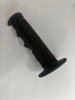 China Standard Size Black Bicycle Rubber Handle Grips Weather Resistance for sale