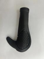 China Black Textured Rubber Mountain Bike Handle Bar Grips Lightweight for sale