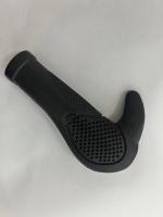 China Black Textured Rubber Mountain Bike Handle Bar Grips Lightweight for sale