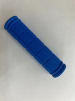 China Blue Ergonomic Mountain Bike Handlebar Grips Antislip  Long Lasting Use for sale
