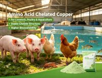 China Amino Acid Chelated Copper Feed Additive, Organic Chelated Trace Mineral, Amino Acid 25%, Copper 10%-20% for Livestock, Poultry & Aquaculture for sale
