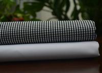 China 100% POLYESTER YARN DYED FABRIC BLACK&WHITE  6.1 oz/yd2  60” for sale