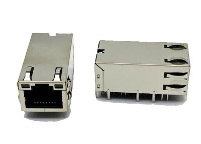 China Surface Mount PoE Over 100m Of UTP POE RJ45 Jack JXT7-1131NL for sale