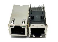 China 10GBASE-T PoE RJ45 Jack Compatible With All Major PHYs G27-111T-118 for sale