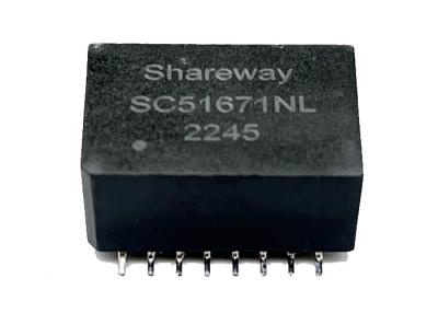 China Common Mode Chokes 150 Uh Ethernet Magnetic Transformers HM2102NL for sale