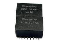 China 1000 Base-T Ethernet Magnetic Transformers for Linear Technology 7490220121 for sale
