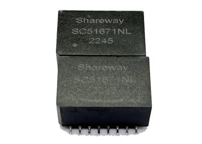 China 10/100BASE-T PoE 350 MA SMD LAN Transformer 7490140141 for sale