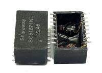 China 7490140111 Surface Mount 1 Port Ethernet Magnetic Transformers For Routers for sale
