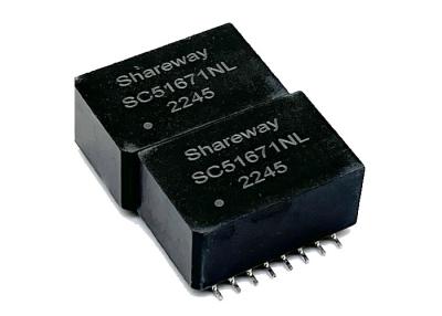 China PM-DB2750 Dual Core Single Ratio Surface Mount Isolation Transformers for sale