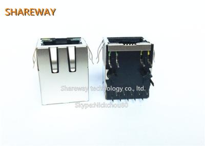 China 2250013-6 RJ45 Connector With Integrated Transformer For HUB,PC card, Switch, Route, PC Mainboard, SDH, PDH, IP Phone for sale