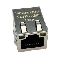 China 100BASE-TX Through-hole Magnetic RJ45 Jack for Routers 7499011222A for sale