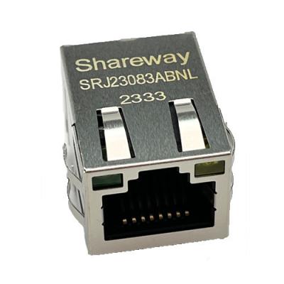 China 100BASE-TX Through-hole Magnetic RJ45 Jack for Routers 7499011222A for sale