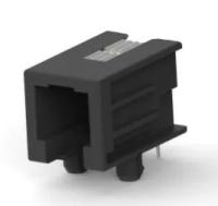 China Jack 4/4 Side Entry Pcb 4p4c Modular Connector 215875-1 for sale