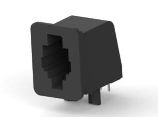 China 4 Pcb Side Entry 1x1 Rj22 Modular Jack 4p4c 5520241-2 for sale
