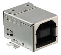 China 1x1 8P Angle Entry Rj45 Modular Jack B Blk 4pos R/A SMT 30u
