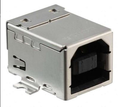 China 1x1 8P Angle Entry Rj45 Modular Jack B Blk 4pos R/A SMT 30u