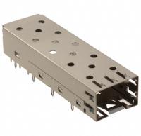 China Right Angle SFP Single Cage with 8 press fit/12 EMI Pins U77-A1118-XXOX for sale