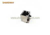 China BS-RV30289 Vertical 10 / 100Mb AMDIX RJ45 Magnetic Ethernet Jack For ADSL Modems for sale