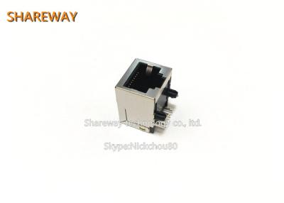 China Networking Magnetic RJ45 Jack JKM-0008NL Gigabit Circuit W / Led'S Shielded for sale