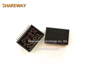 China 12.85*8.89*5.08mm lan transformer E2032FNL For Power Over Ethernet Application for sale