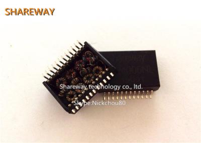 China Lan Transformers H1036LNL support four single or double-stacked RJ-45 connectors for sale