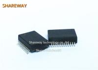 China Single port 24 pins H5004ENL Ethernet Isolation Lan Transformer for sale