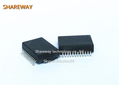 China Single port 24 pins H5004ENL Ethernet Isolation Lan Transformer for sale