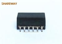 China 1000 / 10G Base Ethernet Lan Transformer , H6080NL Amp / bnc Rj45 Connector with Transformer for sale
